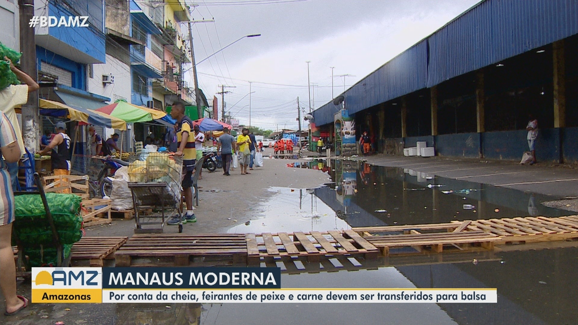 VÍDEOS: Feirantes da Manaus Moderna devem ser transferidos para balsa ...