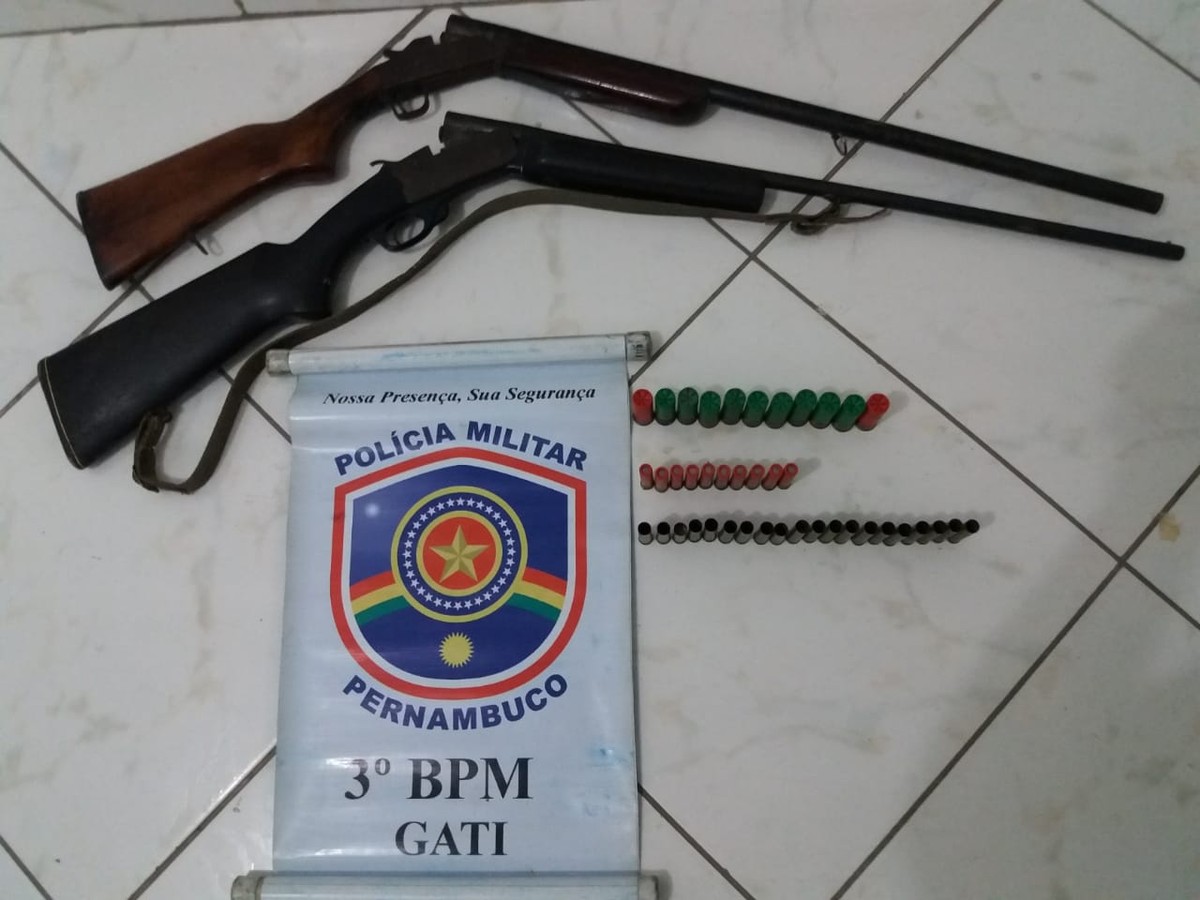Polícia Militar Apreende Armas E Munições Durante Operação Em