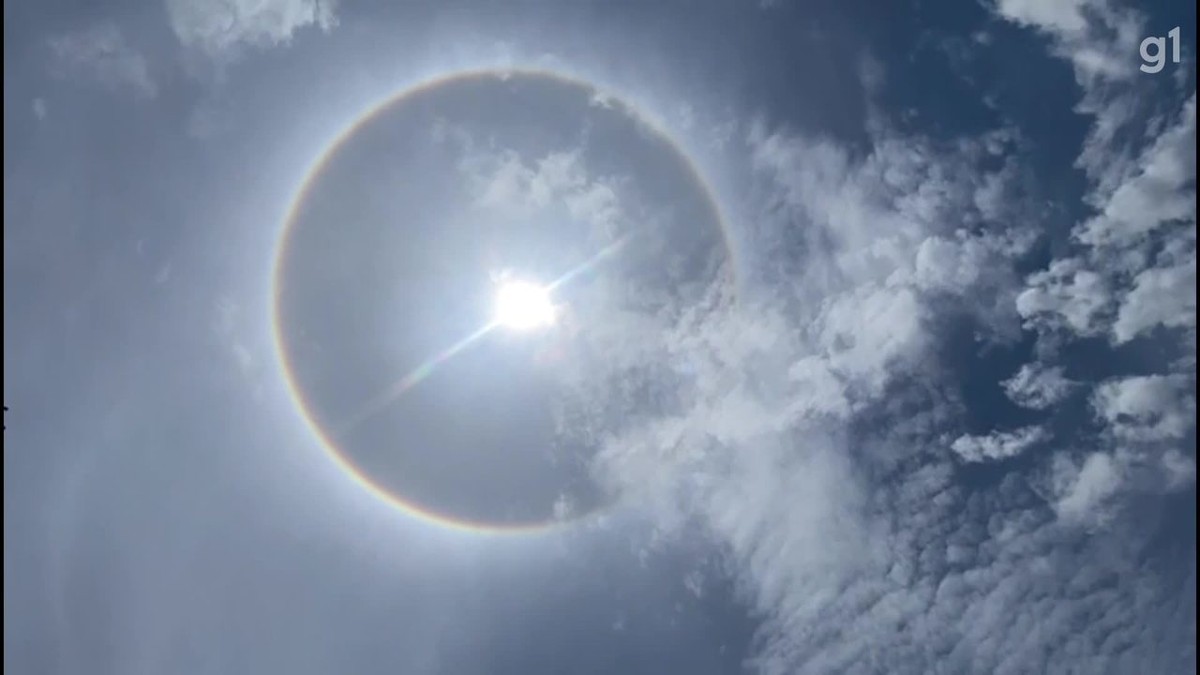 FOTOS: entenda 'halo solar', fenômeno que chama atenção no céu de ...