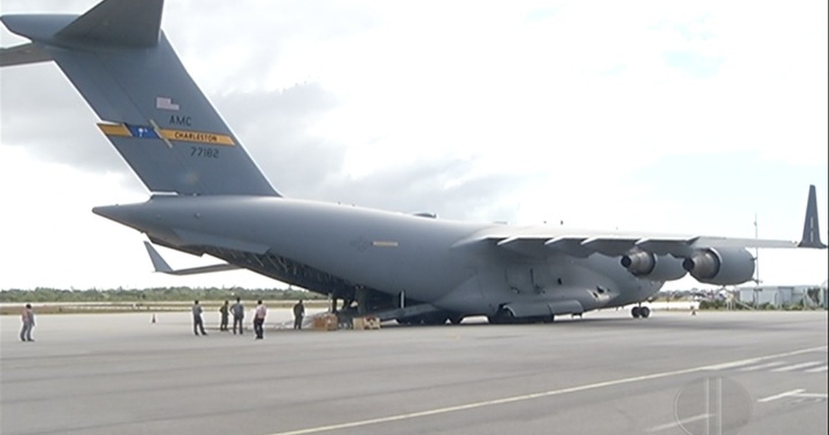G1 - Cargueiro C-17 da Força Aérea Americana pousa em Cabo Frio, RJ ...