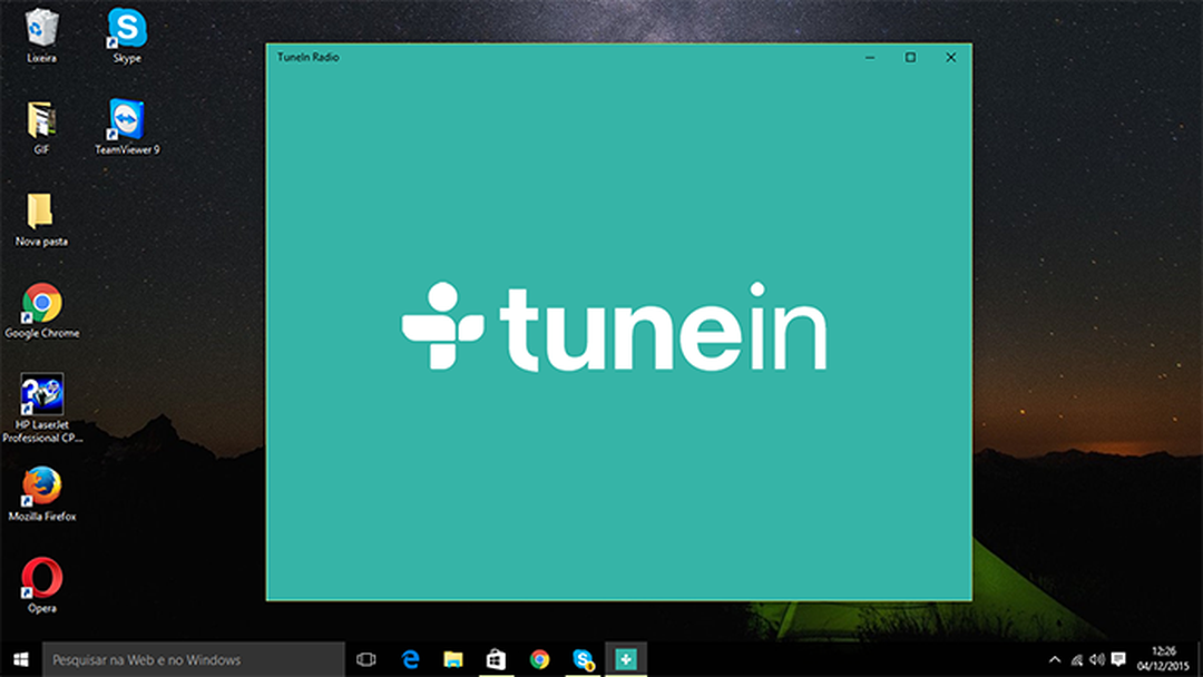 TuneIn Radio | Software | TechTudo