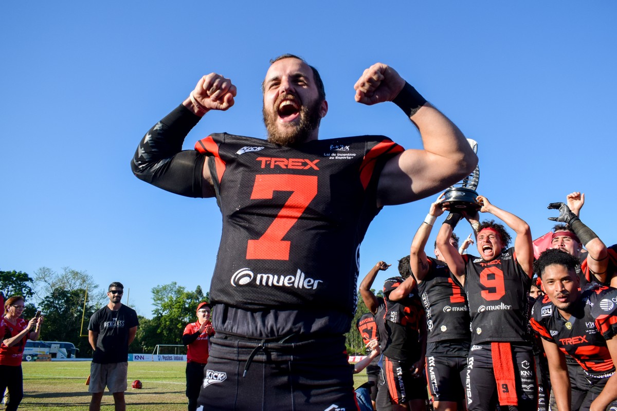 O caminho do Timbó-Rex até a semifinal do Brasil Bowl 2022 | sc | ge