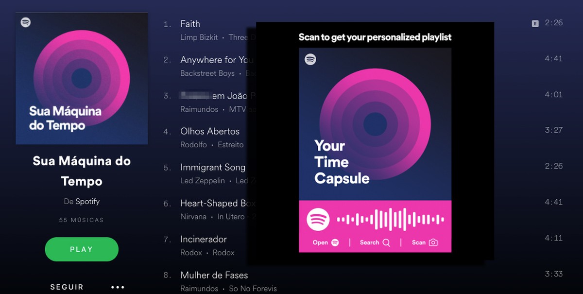Spotify faz você voltar no tempo com nova playlist personalizada ...