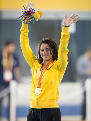 Musa da natação vence 100m costas e conquista seu 2º ouro em Toronto