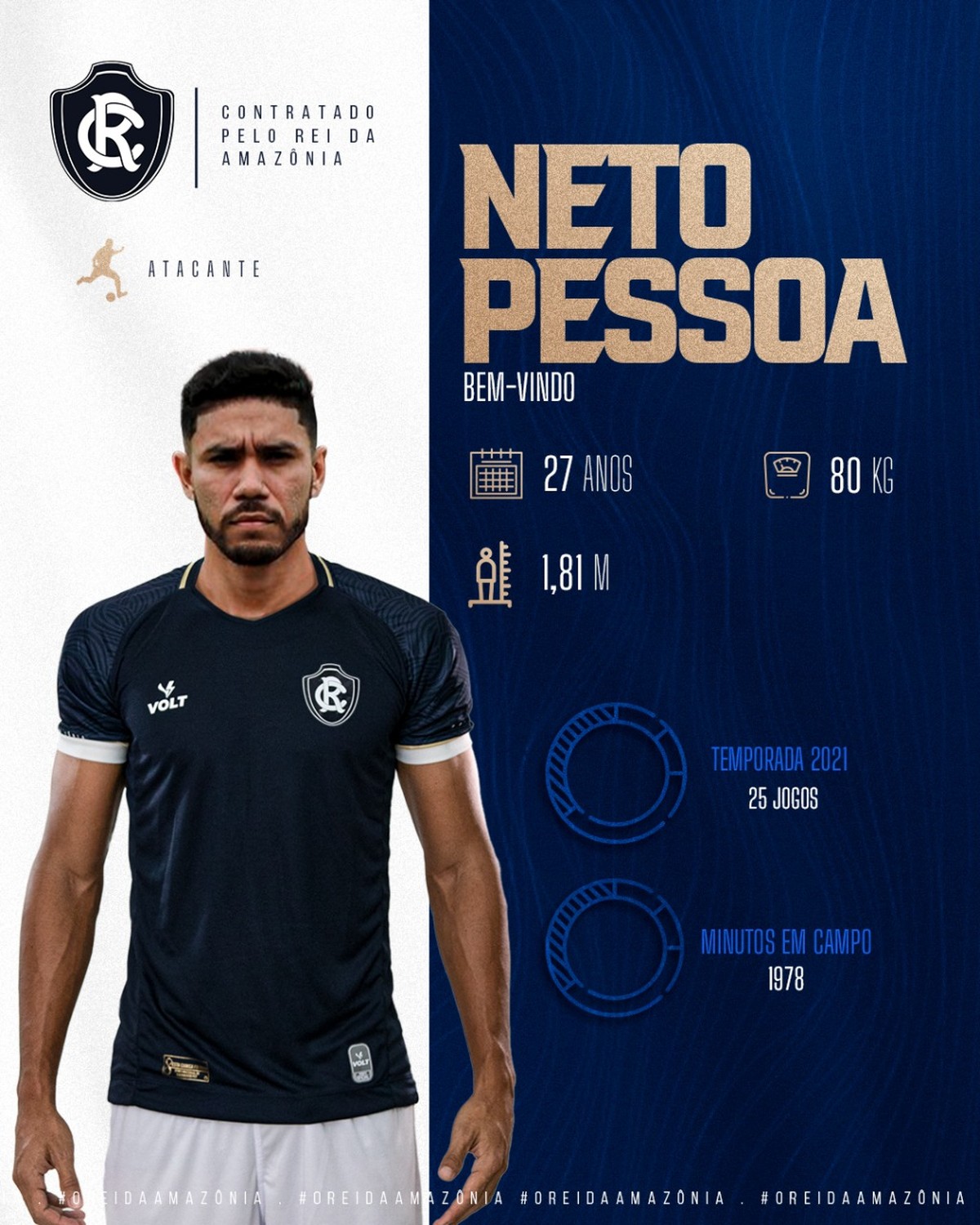 Remo oficializa contratação de centroavante para sequência da Série B ...