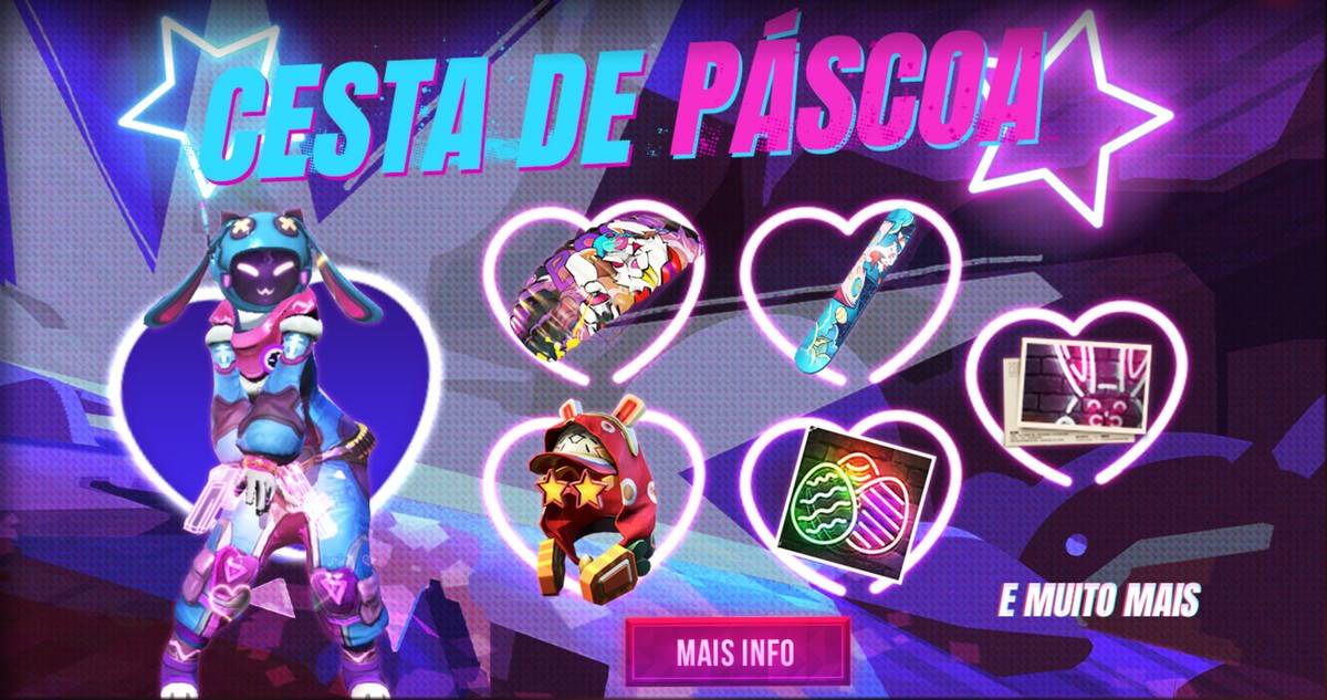 Free Fire: evento de Páscoa distribui tickets e skins temáticas com ...