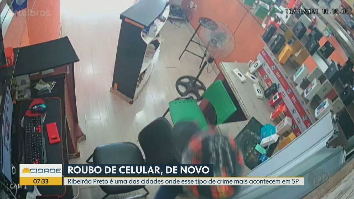 Vídeo Mostra Assalto A Loja De Celulares No Centro De Ribeirão Preto