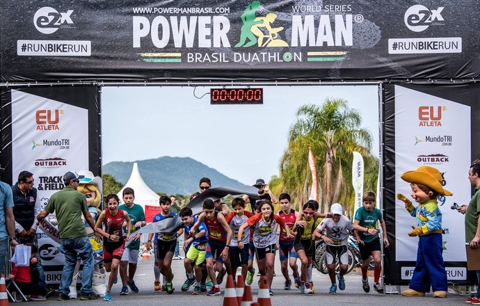Prova kids abre a programação do Powerman Brasil em Florianópolis