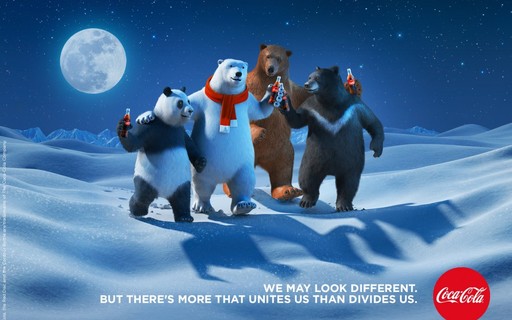 Urso polar da Coca-Cola ganha amigos que retratam diversidade e ...