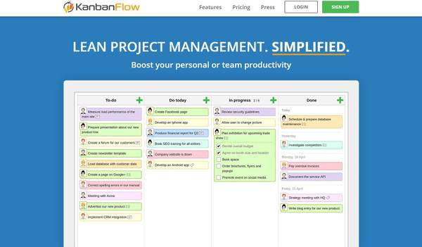 Kanbanflow | Software | TechTudo