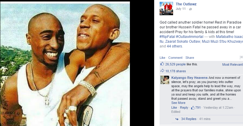 Morre o rapper Hussein Fatal, ex-parceiro musical de Tupac - Quem ...