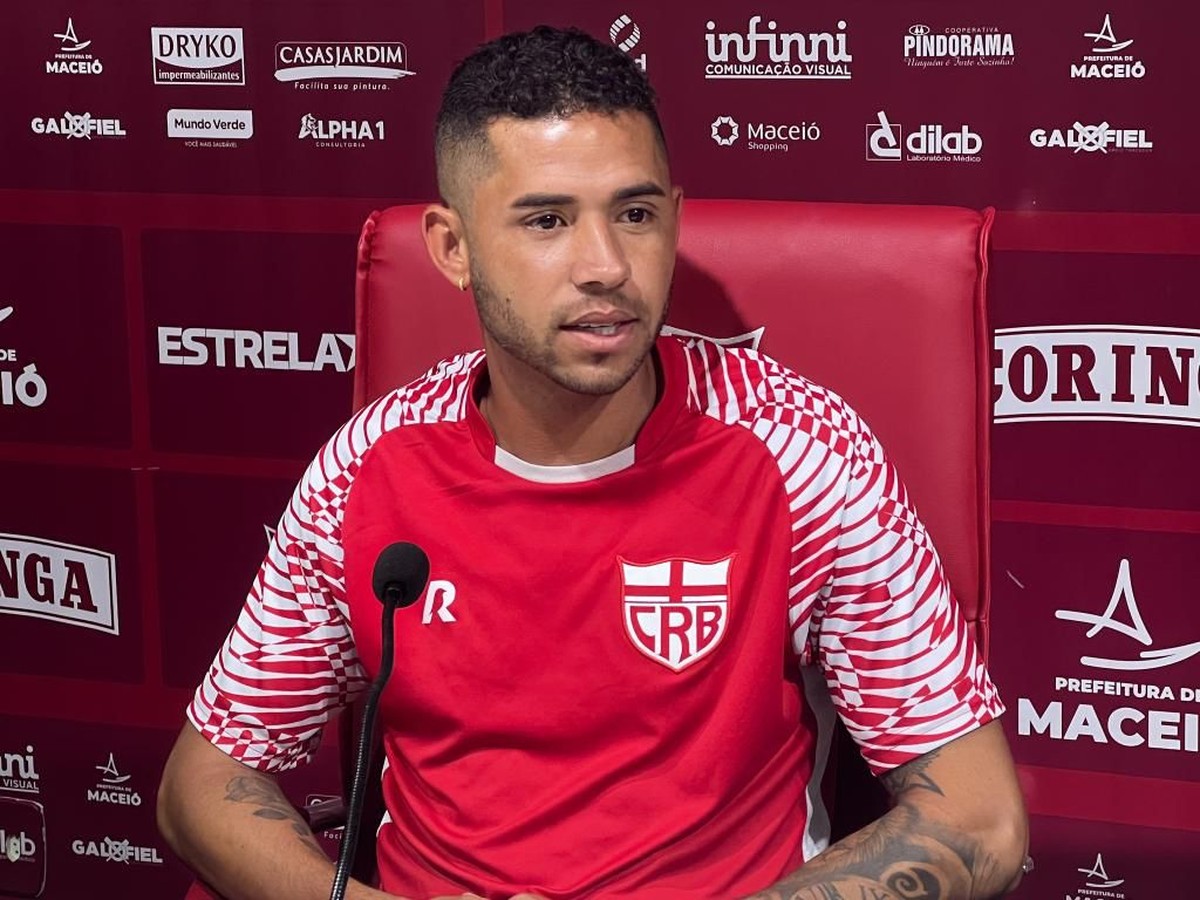 Renato conta na coletiva que torce pelo CRB desde a infância: "Ia para ...