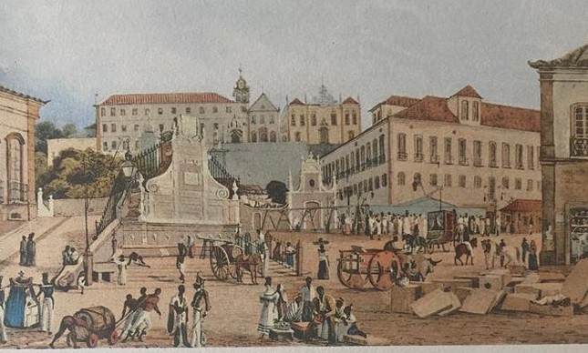 Aquarela do século XVIII, a mais importante iconografia do período ...