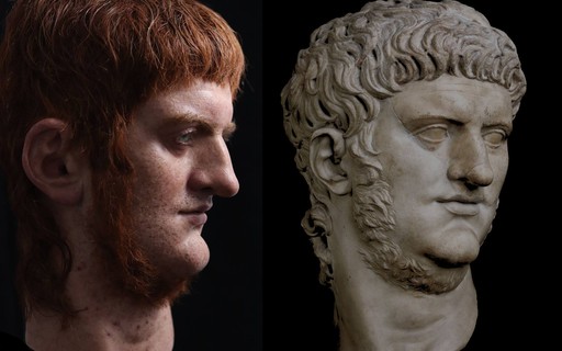 Projeto artístico reconstrói o rosto do imperador romano Nero - Revista ...