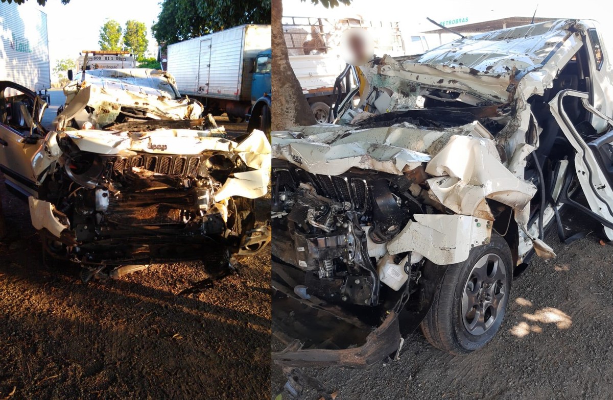 Três homens morrem após carro bater na traseira de caminhão em rodovia no interior de SP | Bauru ...