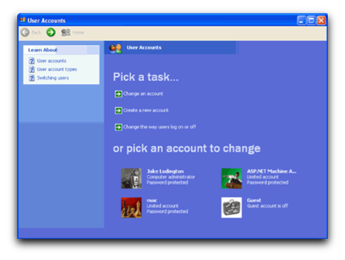 Como criar e configurar uma conta de usuário no Windows XP | Dicas e ...