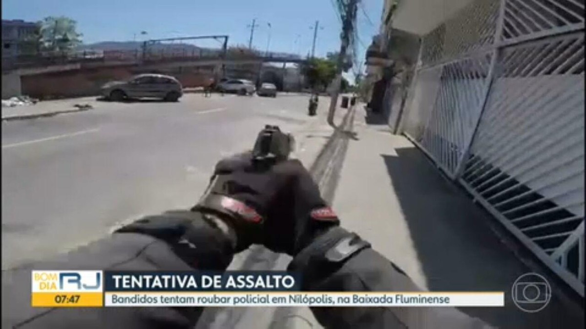 Pm Com Câmera No Capacete Grava Tentativa De Assalto Na Baixada