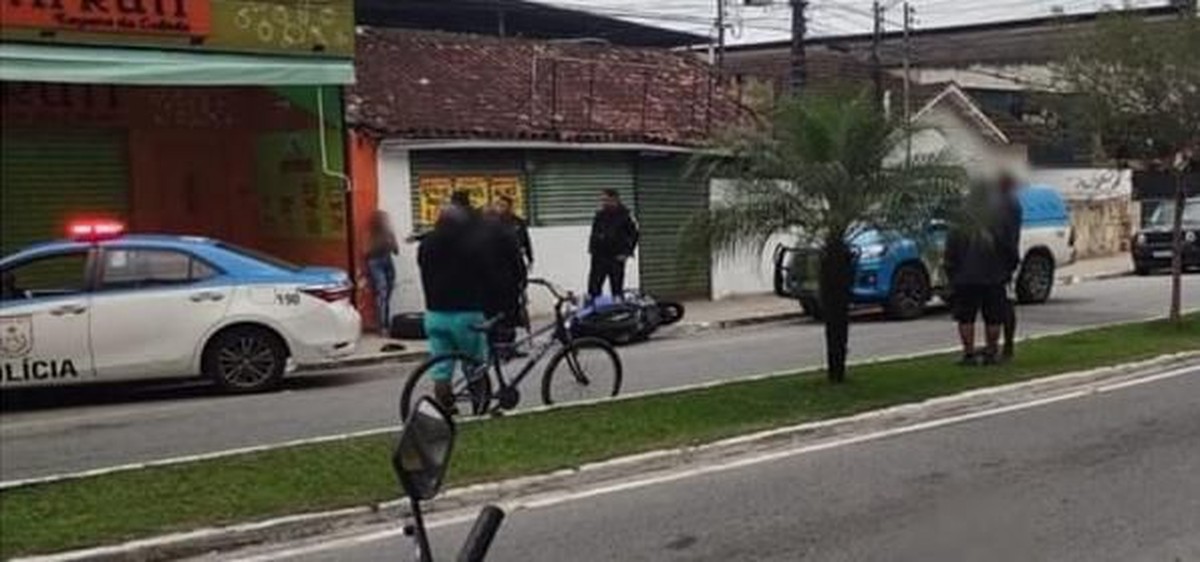 Motociclista Aponta Arma Para Policiais E é Baleado Na Perna Durante