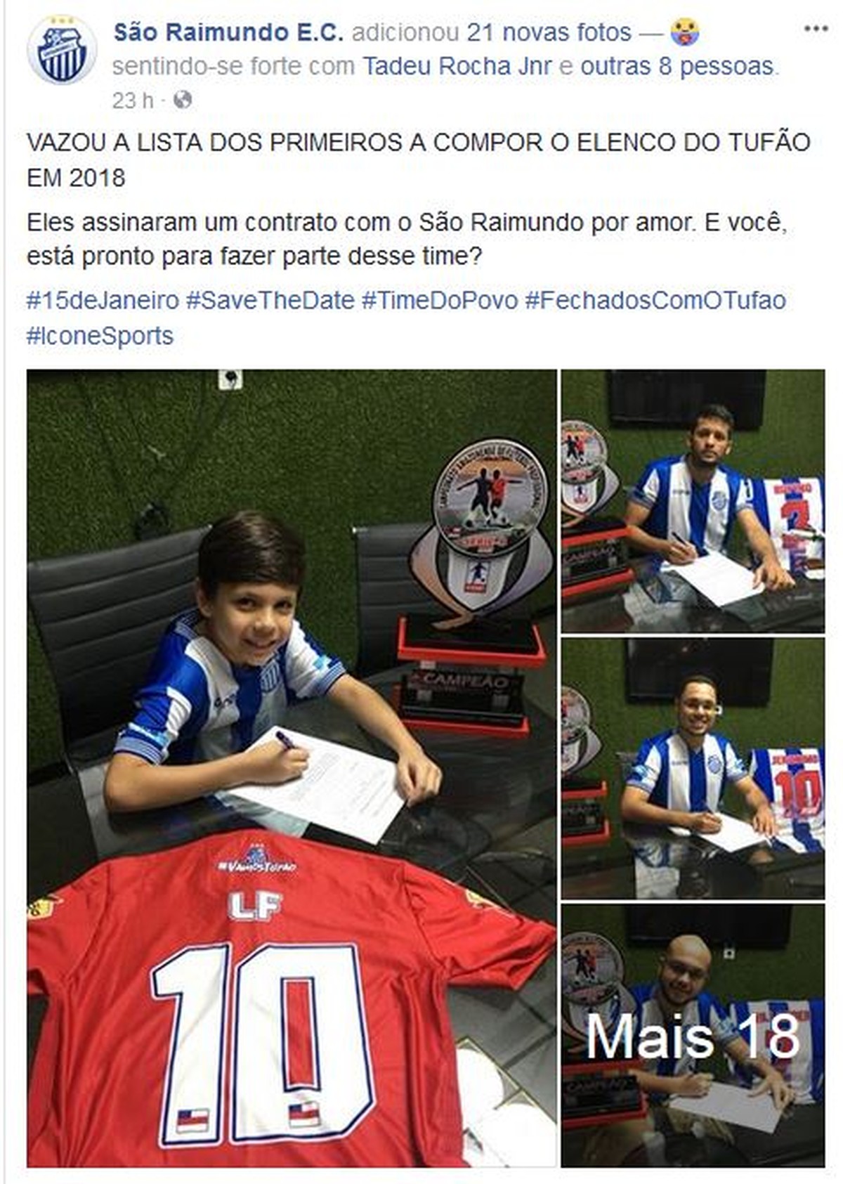 São Raimundo brinca nas redes sociais e divulga torcedores como "lista ...