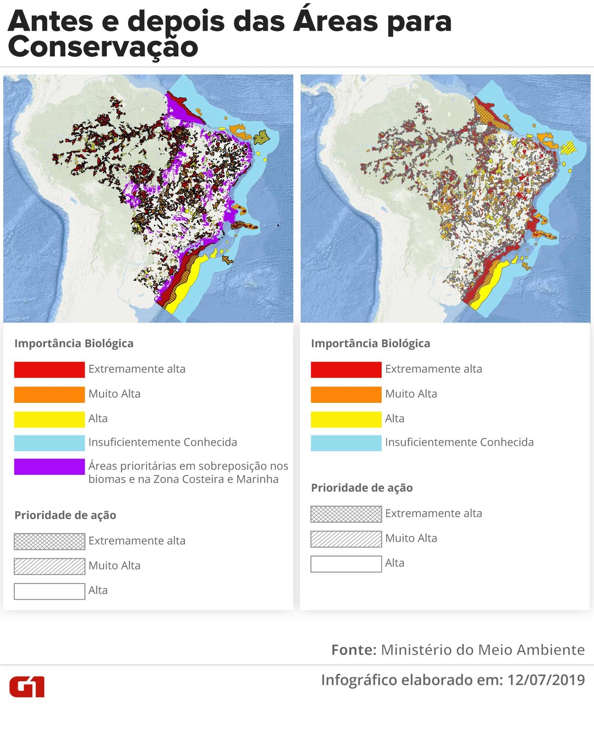 Site do Ministério do Meio Ambiente com mapas de áreas prioritárias de ...