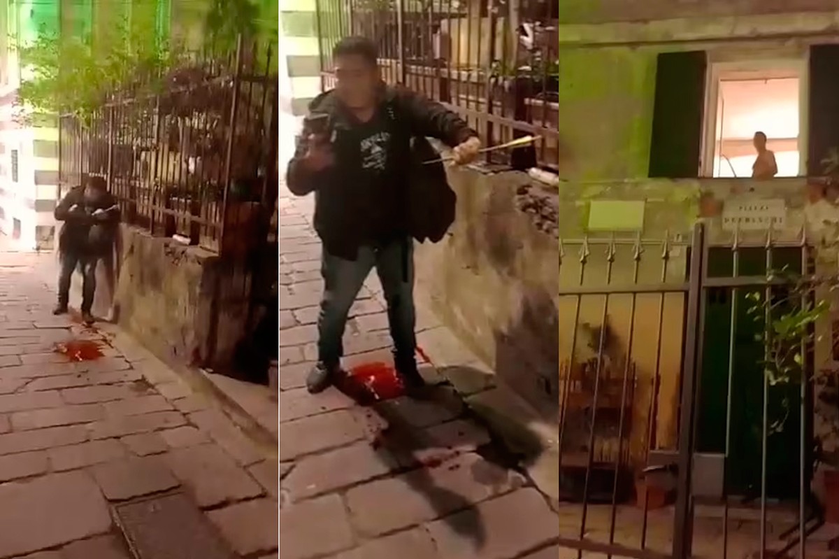 Vídeo mostra pai sendo morto com flechada após vizinho se incomodar com ...