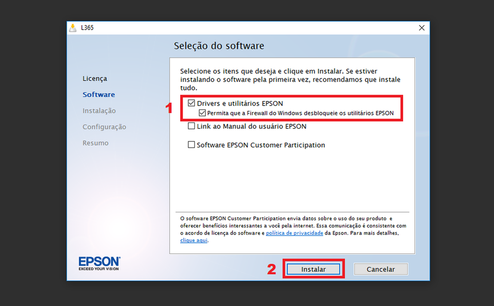 Como configurar o Wi-Fi da impressora Epson EcoTank L365 | Impressoras ...