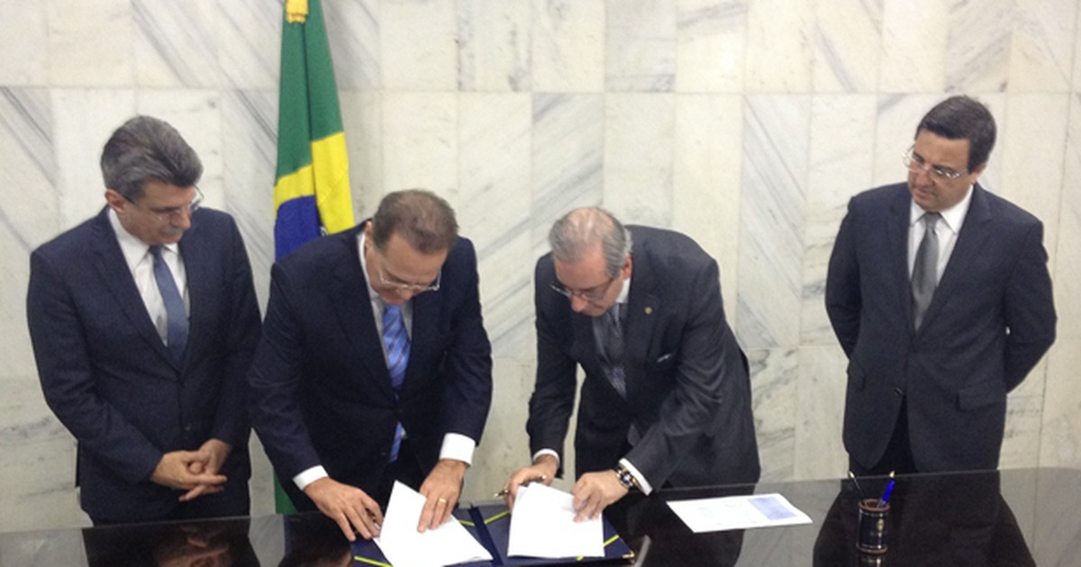 G1 - Renan e Cunha criam comissão para propor lei de estatais ...