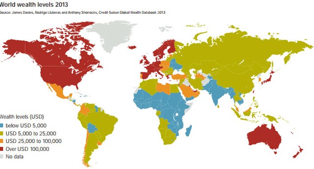 0,7% da população controla 41% da riqueza mundial - Época Negócios ...