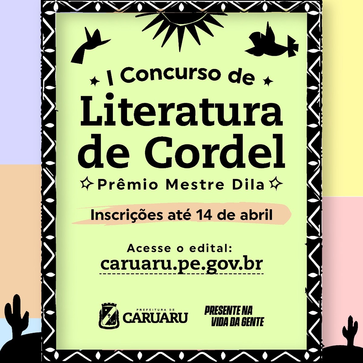 1º Concurso de Literatura de Cordel, em Caruaru, muda e-mail para envio ...