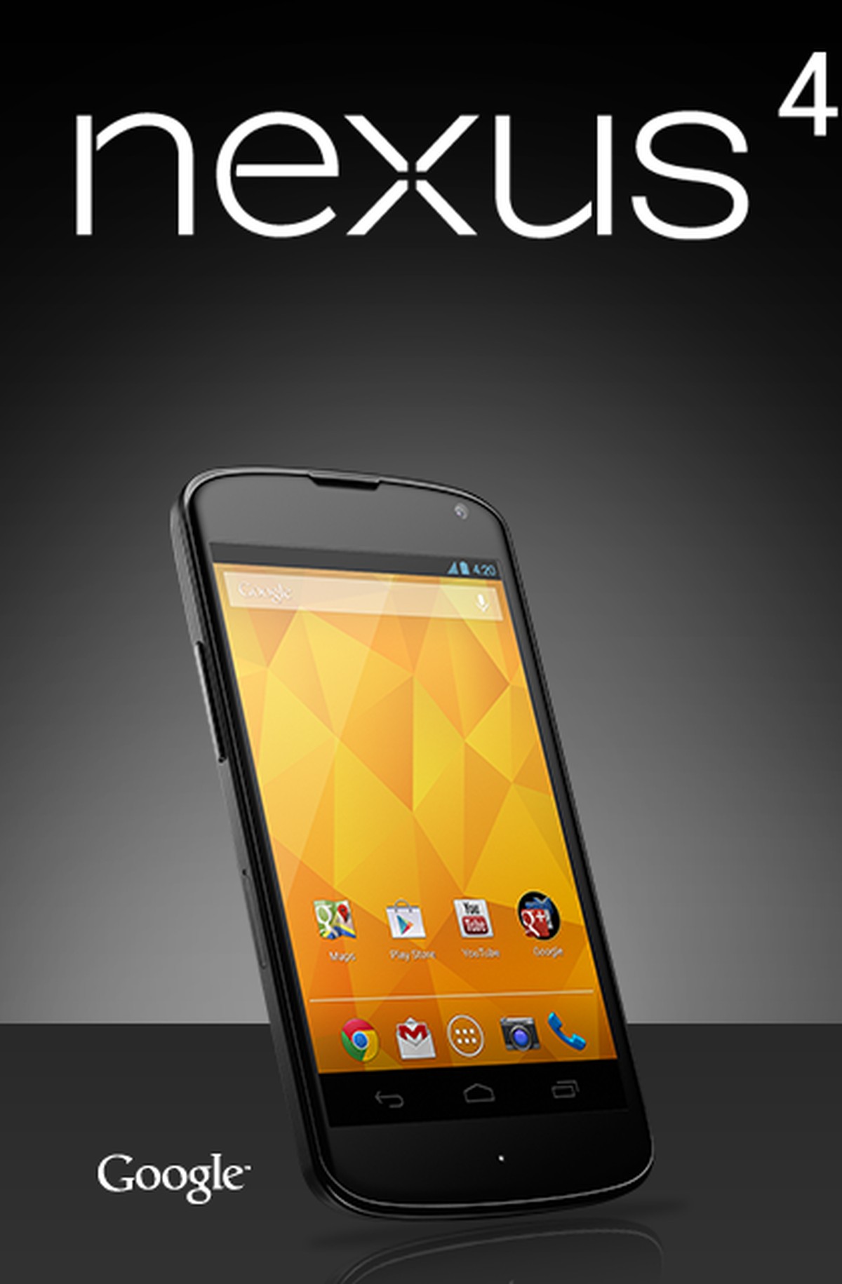 Nexus 4 é revelado: quad-core, Android 4.2 e metade do preço do iPhone ...