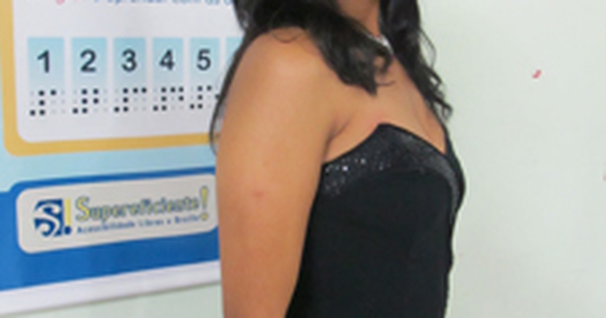 G1 - Miss deficiente visual DF tenta título nacional com vestido ...