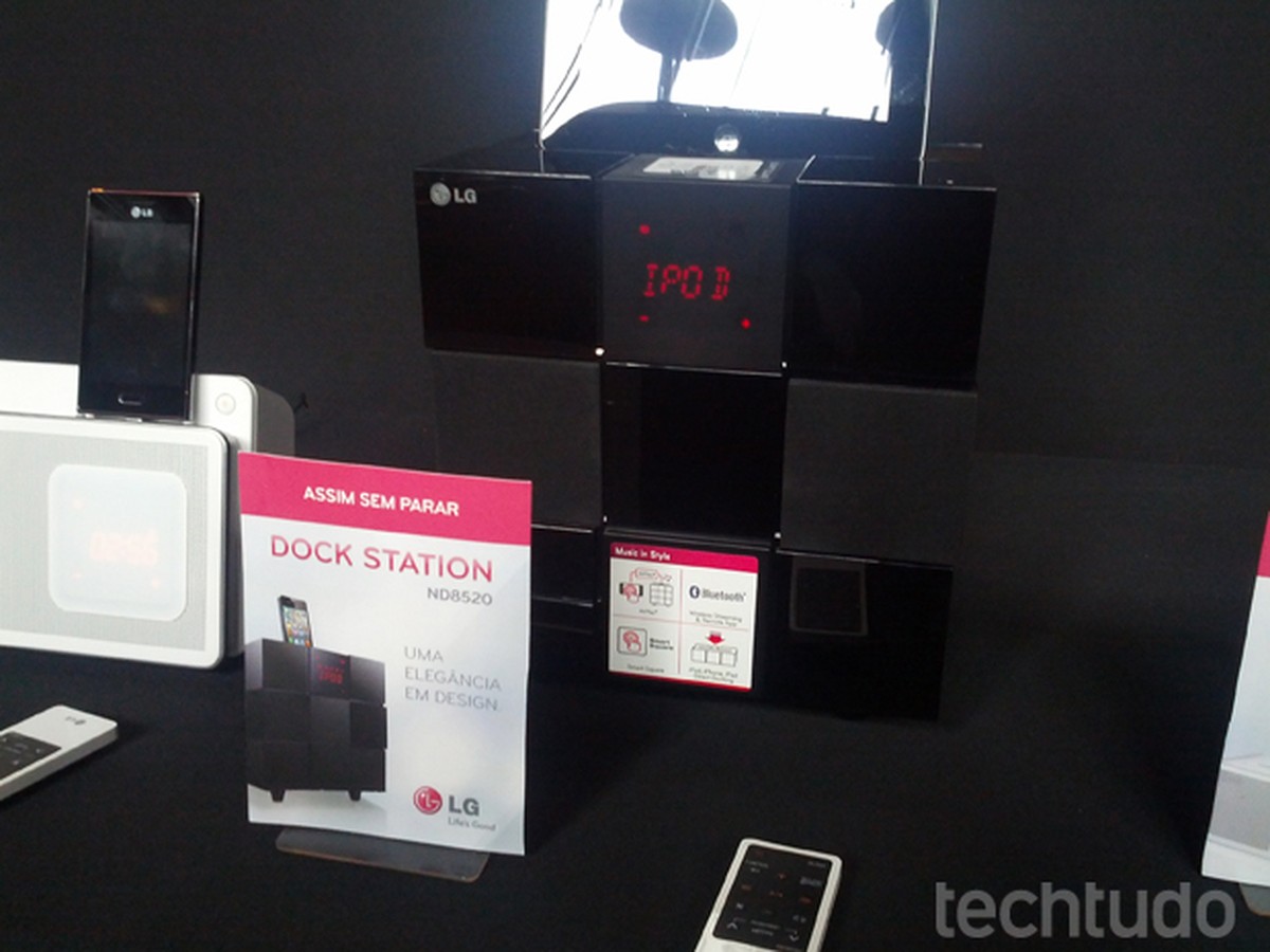 LG lança três dock stations no Brasil para iPhone e smartphones Android ...