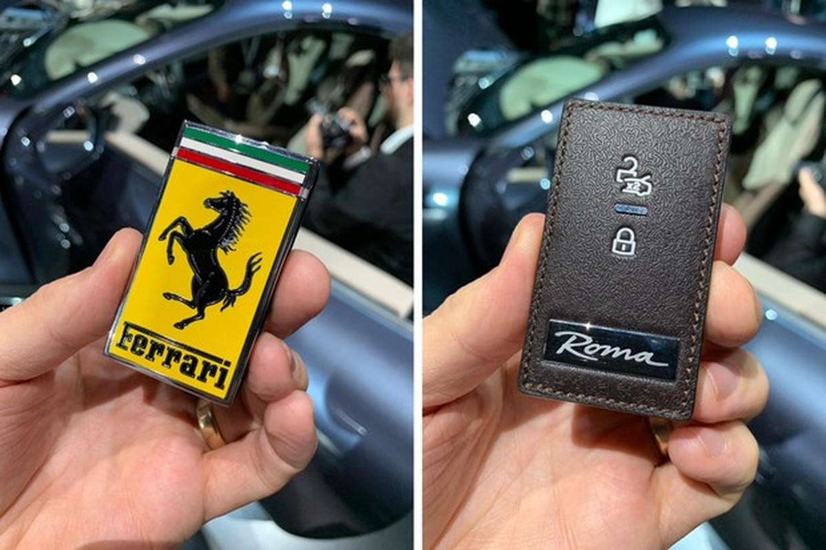 A chave da nova Ferrari Roma parece um ímã de geladeira | Carros ...