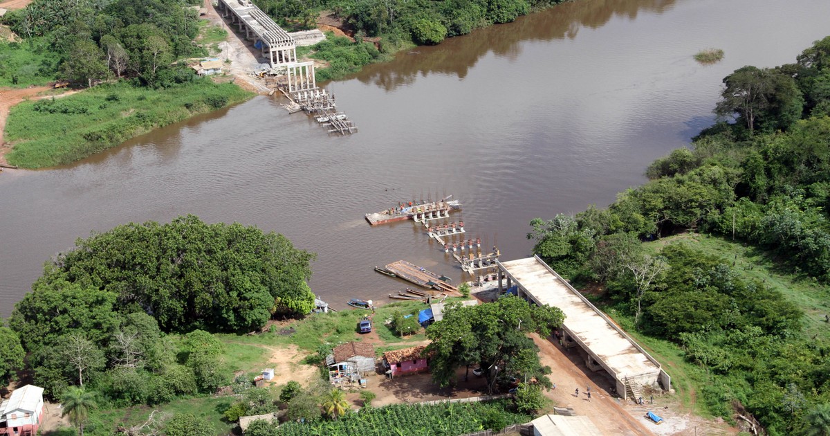 G1 - Ponte sobre Rio Curuá, em Alenquer, será entregue ainda neste ...