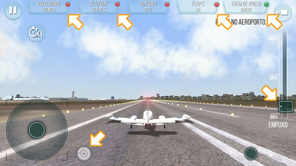 Como jogar Take Off Flight Simulator, game de avião para celular e PC ...