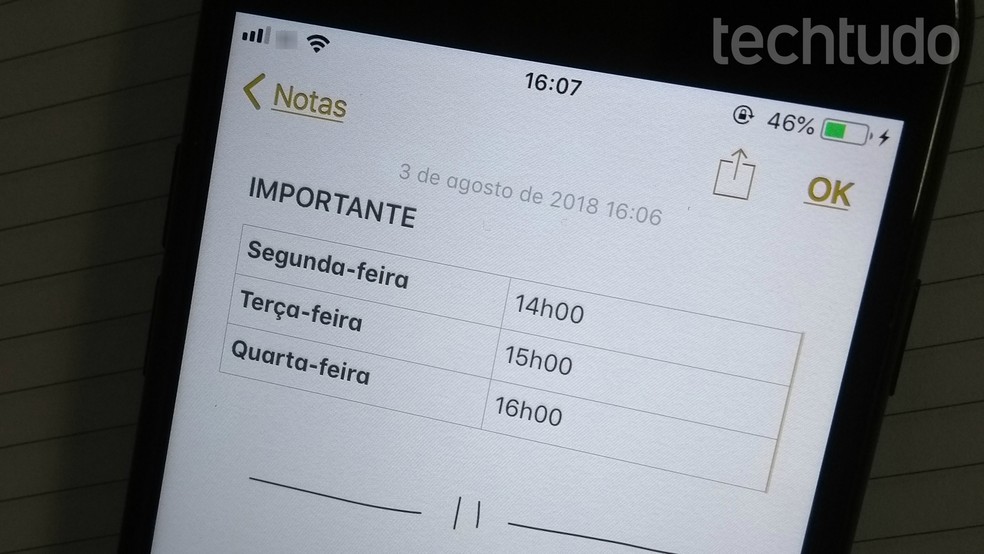 Sete funções úteis do aplicativo Notas do iPhone | Produtividade | TechTudo