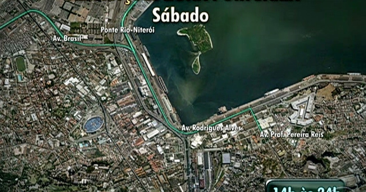 G1 - Confira alterações de tráfego na Zona Portuária para obras do ...