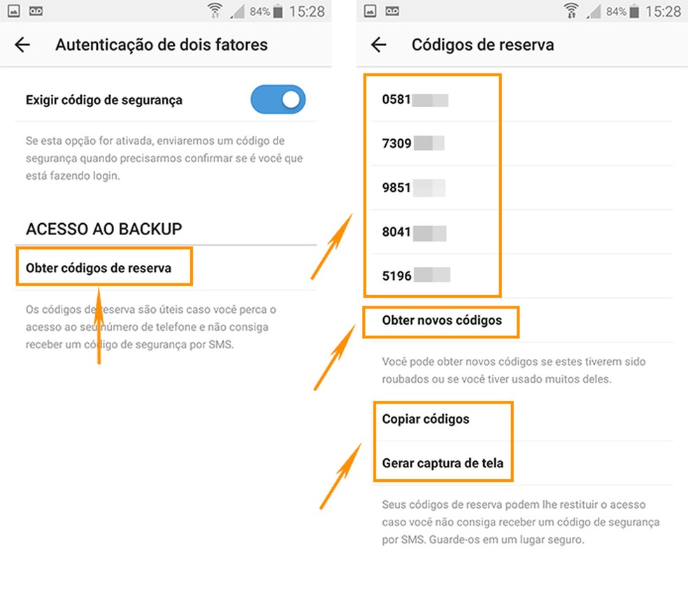 Como Usar Códigos Reservas No Instagram – Tecnologia Mundo