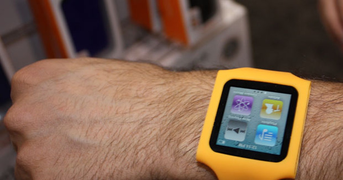 G1 - Capa de silicone transforma iPod em relógio de pulso - notícias em ...