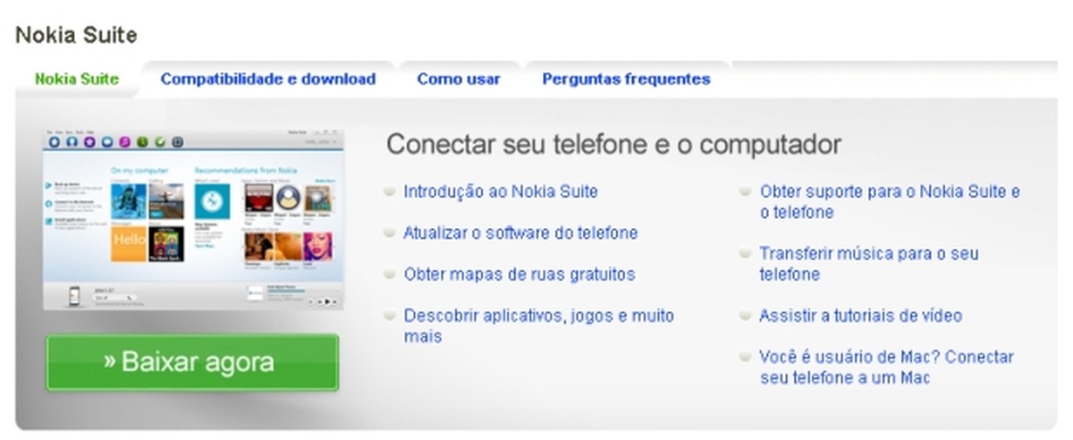 Nokia faz upgrade em seu software e acaba com marca "Ovi Suite ...