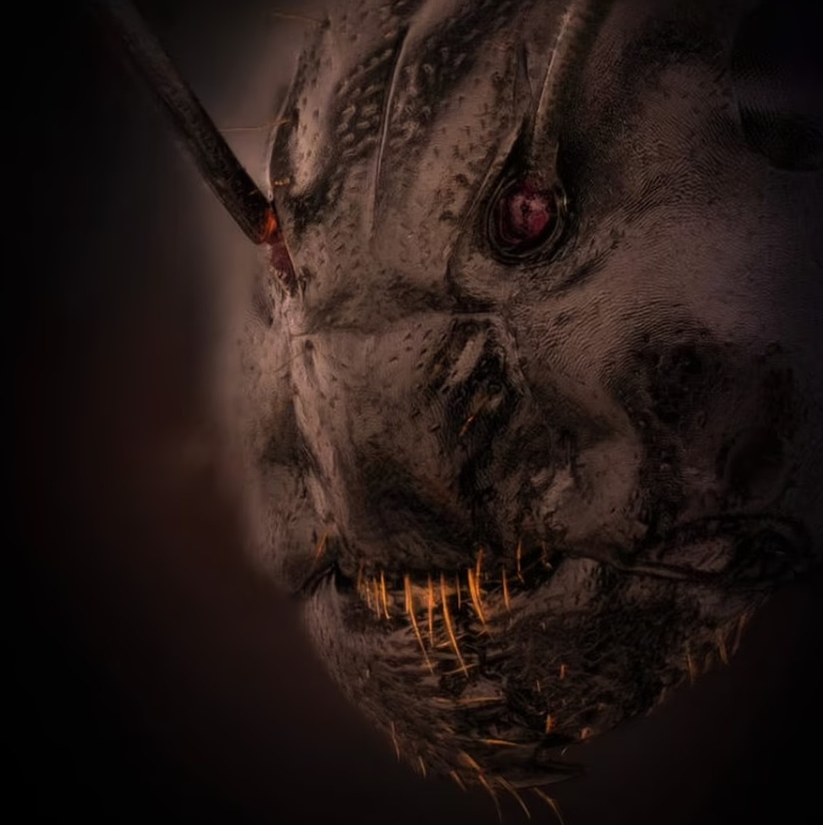 Fotógrafo revela close incrível do rosto de uma formiga, e o resultado ...