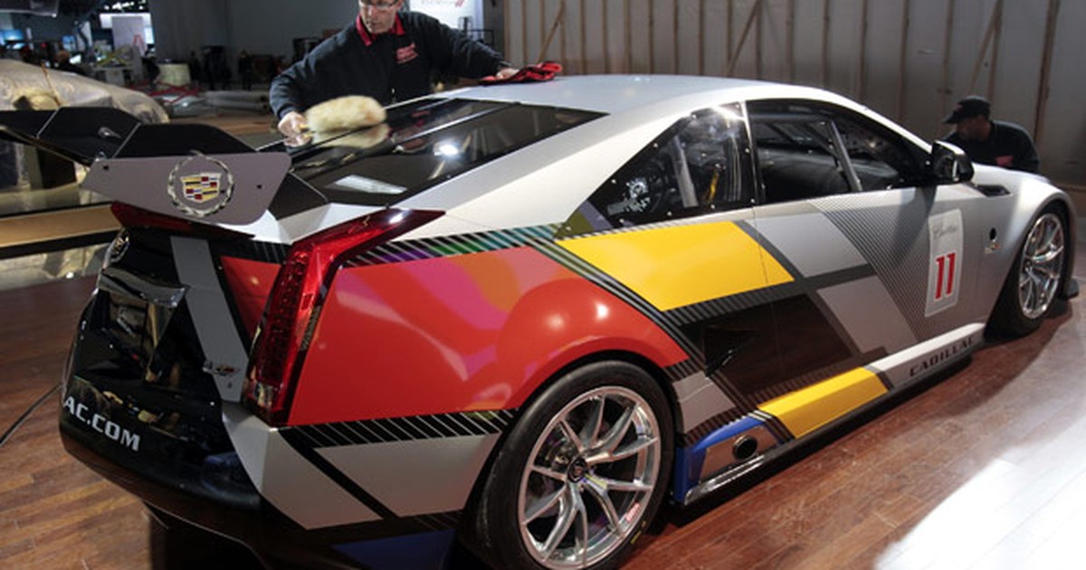 Auto Esporte - Cadillac exibe o CTS-V Coupe SCCA Race em Detroit