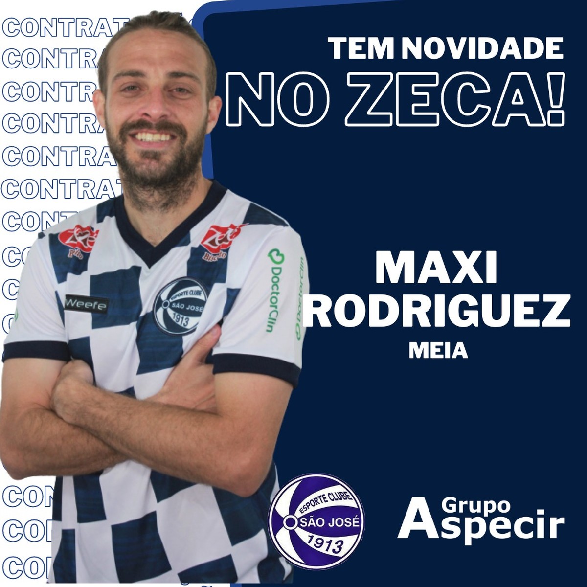 São José anuncia contratação do uruguaio Maxi Rodriguez, ex-Grêmio e ...