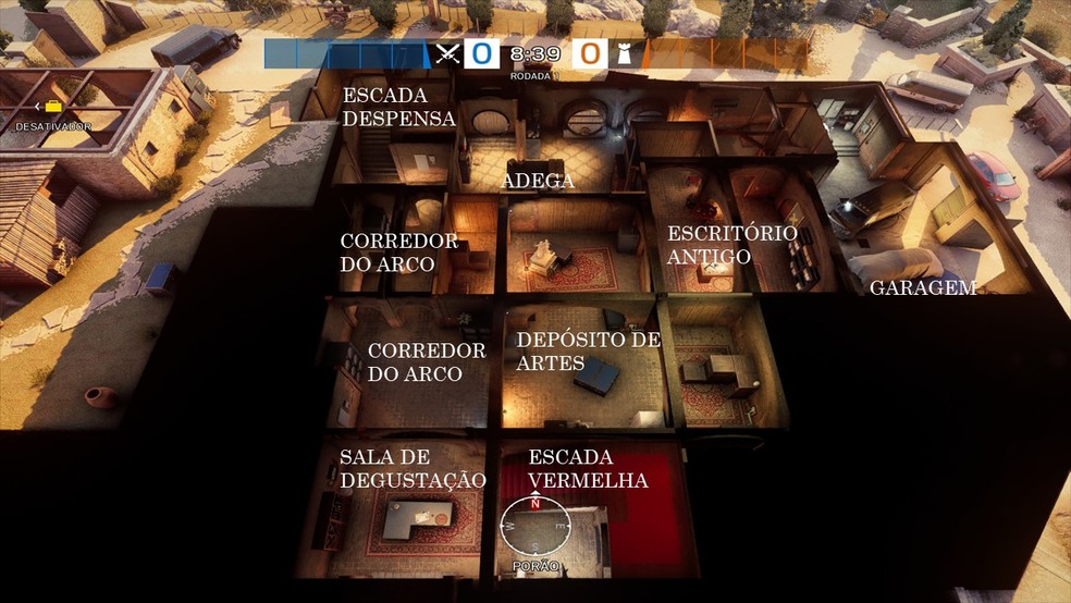 Mansão no Rainbow Six Siege: veja lugares e pontos de referencia do ...
