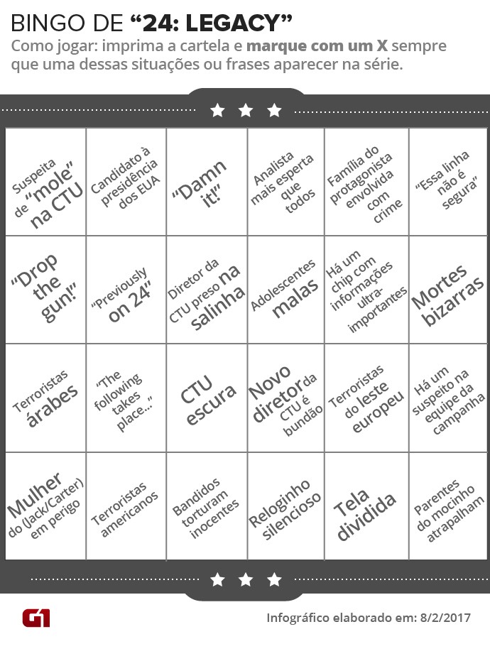 '24 horas' de volta sem jack e com um bingo para jogar assistindo | G1 ...