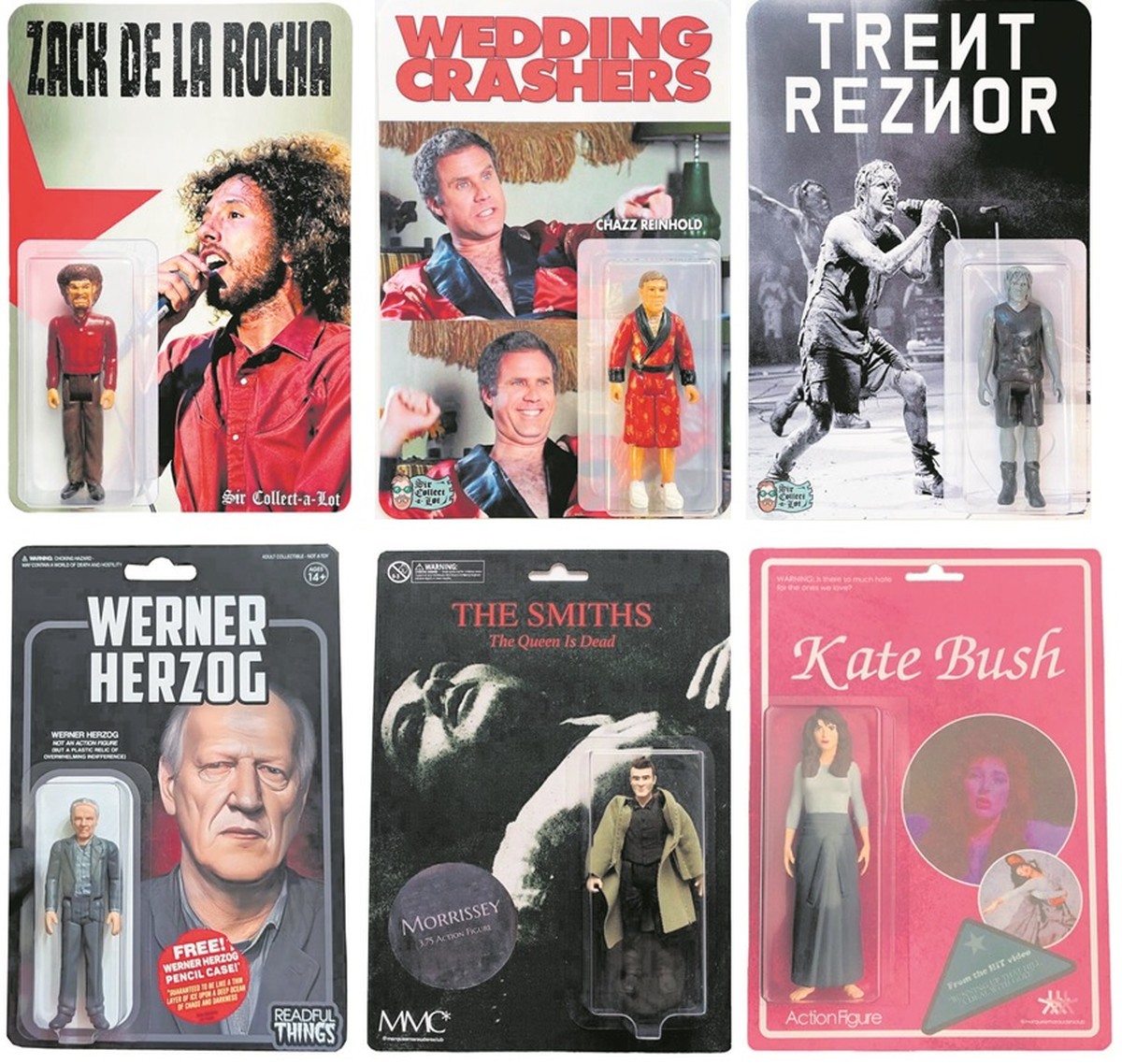 Bonecos artesanais de músicos alternativos, diretores cult e ...