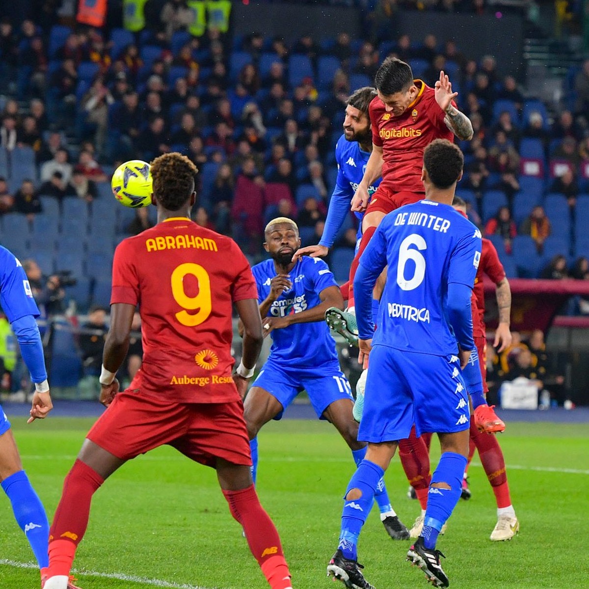 Roma vence Empoli com gol de Ibañez e assistências de Dybala | futebol ...
