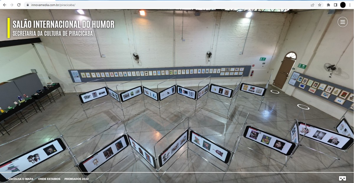 Salão Internacional de Humor de Piracicaba oferece tour virtual 360º gratuita | Piracicaba e ...