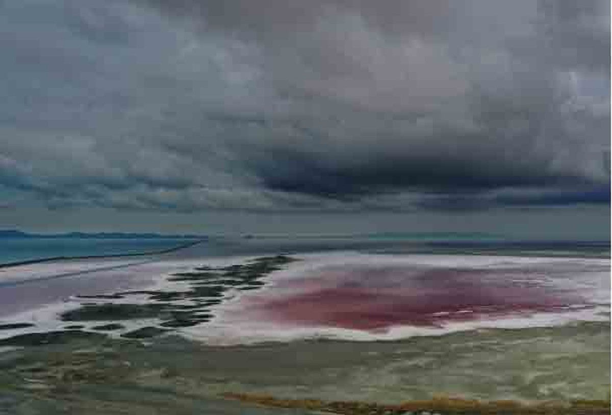 Grande Lago Salgado atinge seu nível mais baixo em meio à seca no oeste ...
