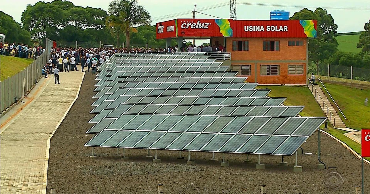 Inaugurada primeira usina de energia solar do Rio Grande do Sul - Globo ...